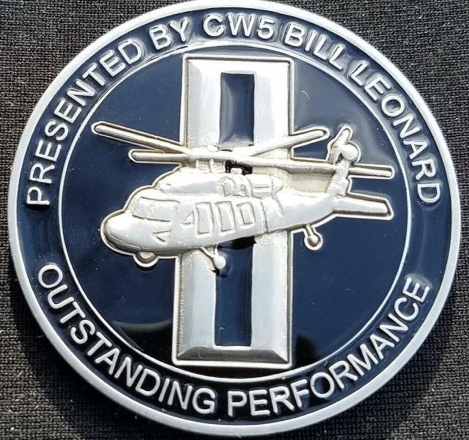 Task Force 38 OIF 09-10 CW5 Leonard Combat Deployment Challenge Coin | eBay