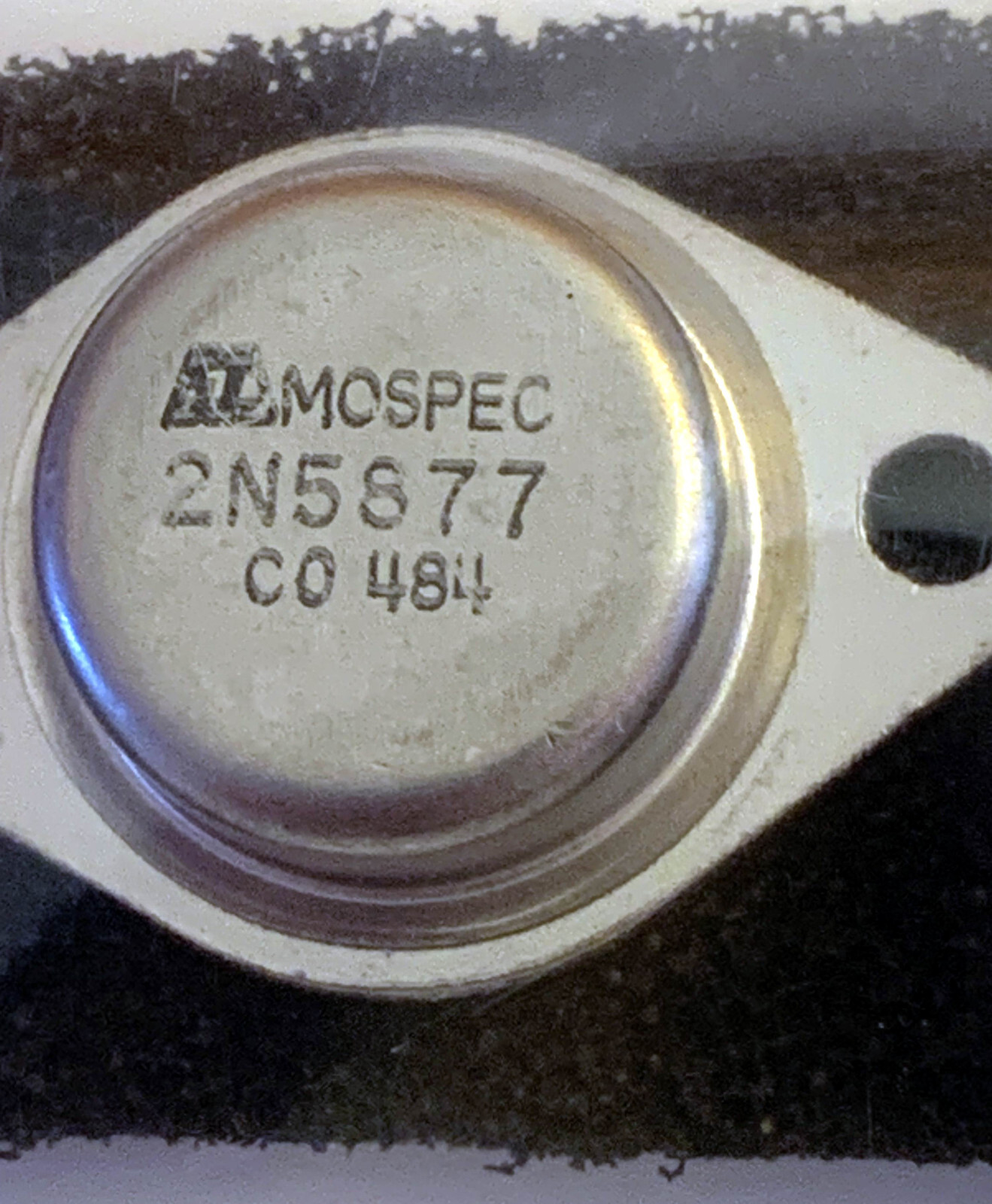 2 PCS Motorola 2N5877 Transistors NOS TO-3 NPN 150W 10A 60V Silicon ...