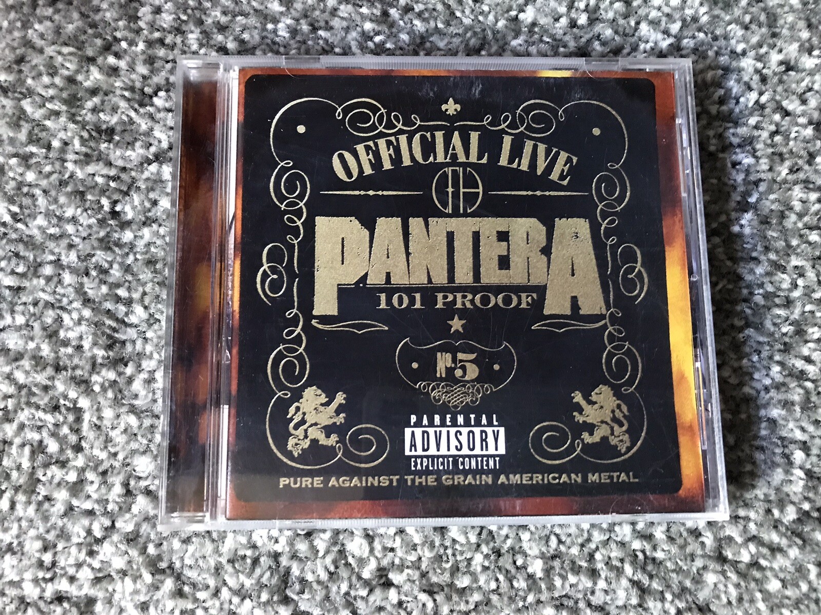 Pantera Cd Official Live 101 Proof No. 5 Pure Against The Grain Metal 1997 VG+ 75596206822| eBay