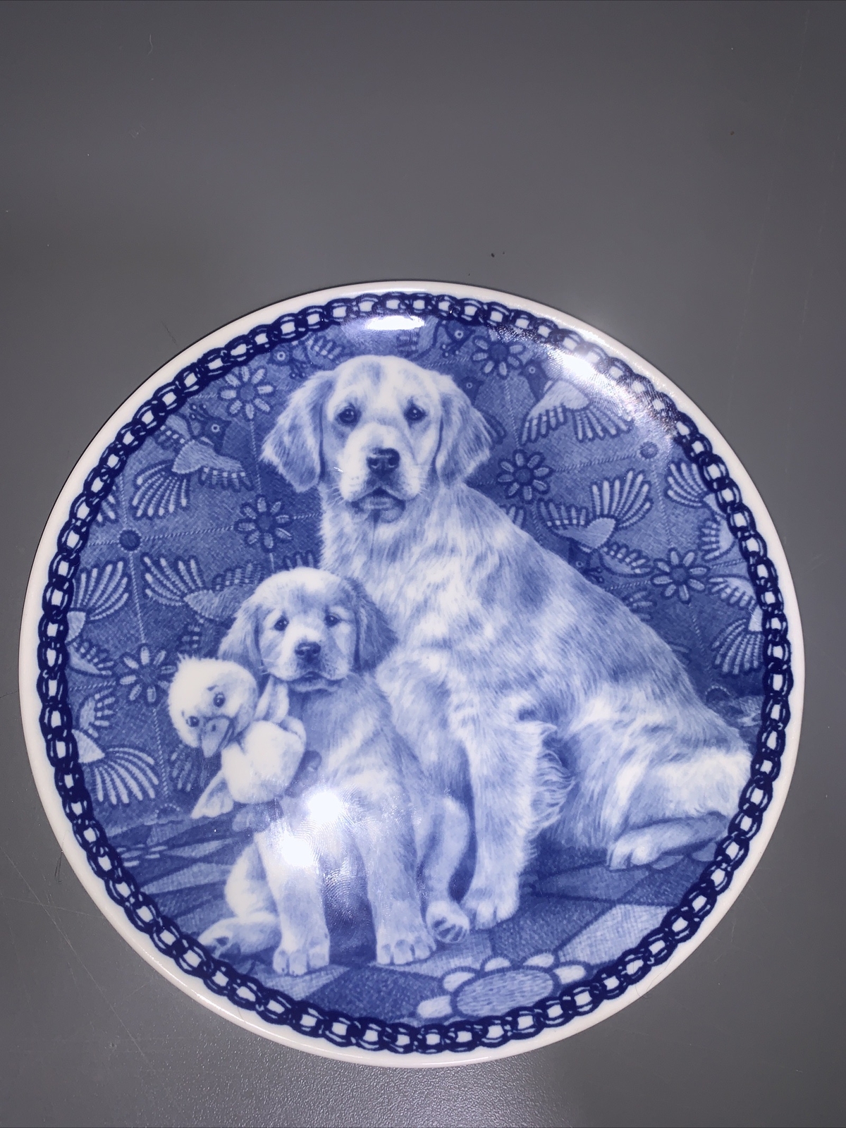 Golden Retriever - Dog Plate made in Denmark from Lekven Designs | eBay