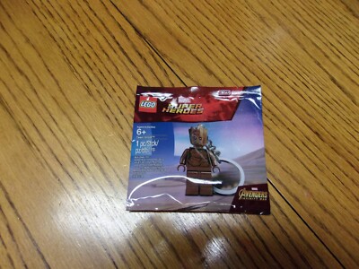 New 2018 Lego Marvel Super Heroes 5005244 Teen Groot Key Chain Polybag ...