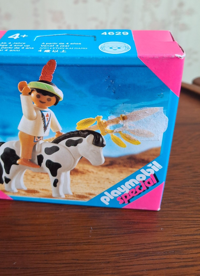 Playmobil set 4629 First Nations boy with horse western series 2003 ...