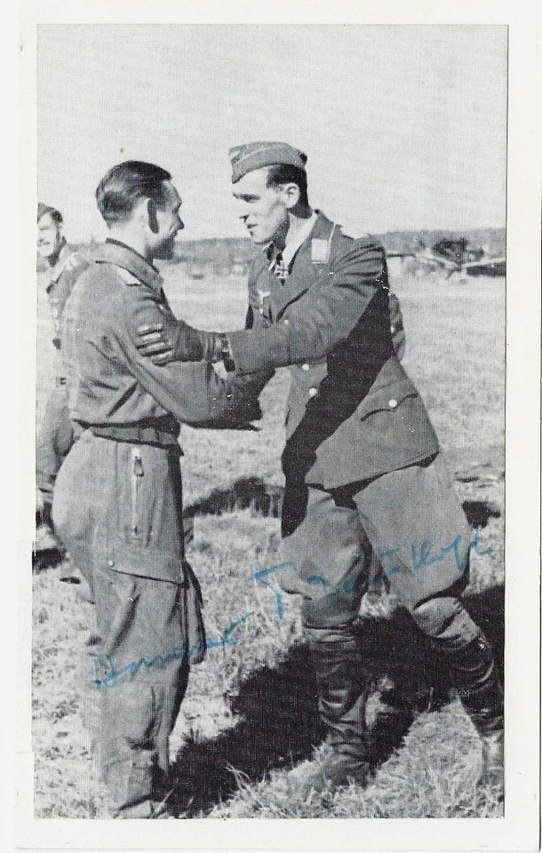 WW2 LUFTWAFFE FIGHTER ACE OBERST HANNES TRAUTLOFF KNIGHTS CROSS DKiG ...