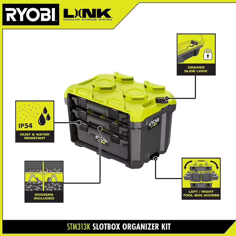 LINK SlotBox Organizer Drawer Tool Box Kit Free Shipping NEW | eBay