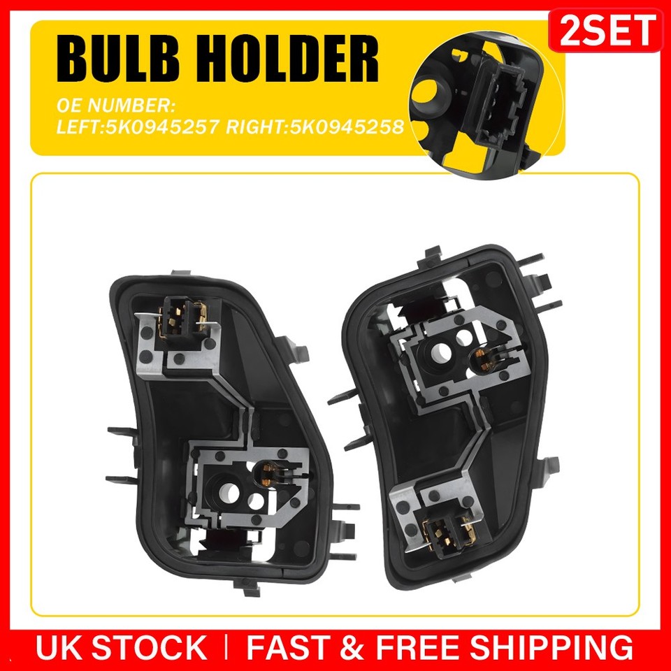 4x Rear Right Left Outer Light Lamp Bulb Holder For VW Golf 6 MK6 2009 ...