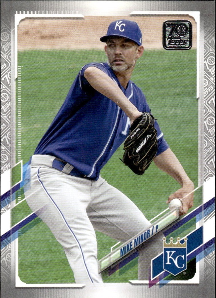 2021 Topps Update Series - Mike Minor #US273 Platinum Anniversary /70 ...