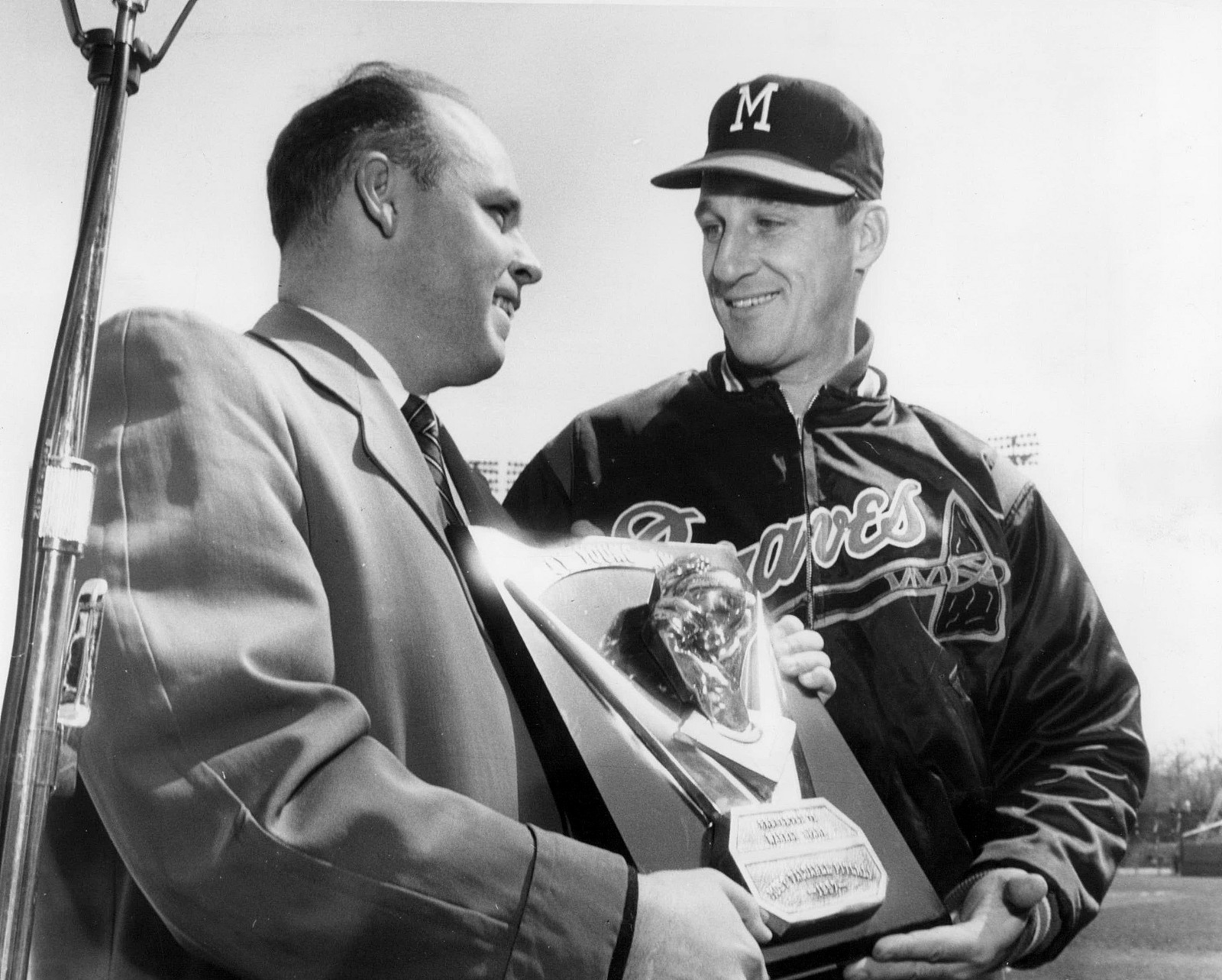 WARREN SPAHN BRAVES ALLTIME GREAT HALL OF FAMER WINS CY YOUNG AWARD ...