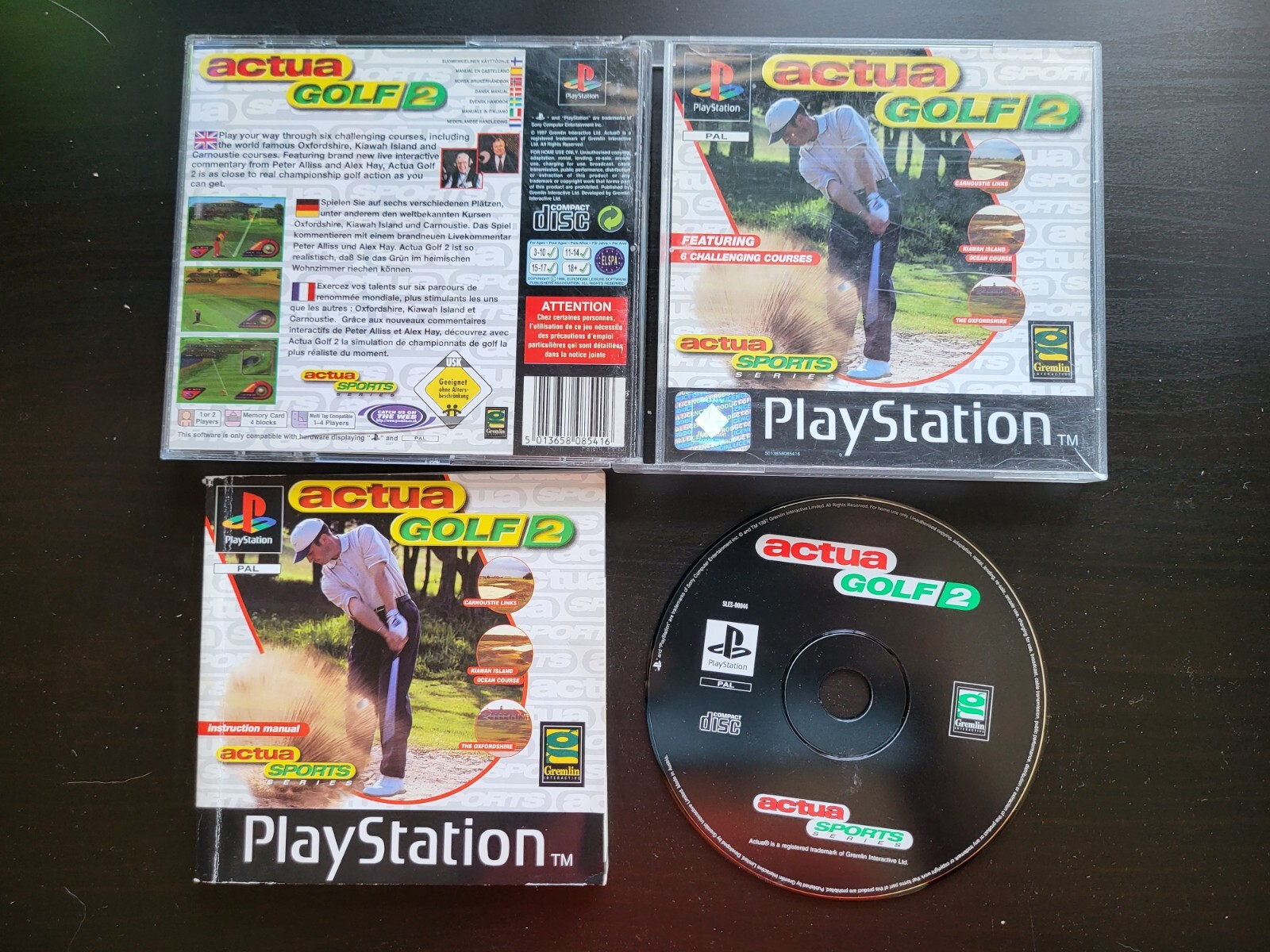 Sony PS1 PlayStation One Game Disk Manual Case Choose Retro Gaming PAL ...