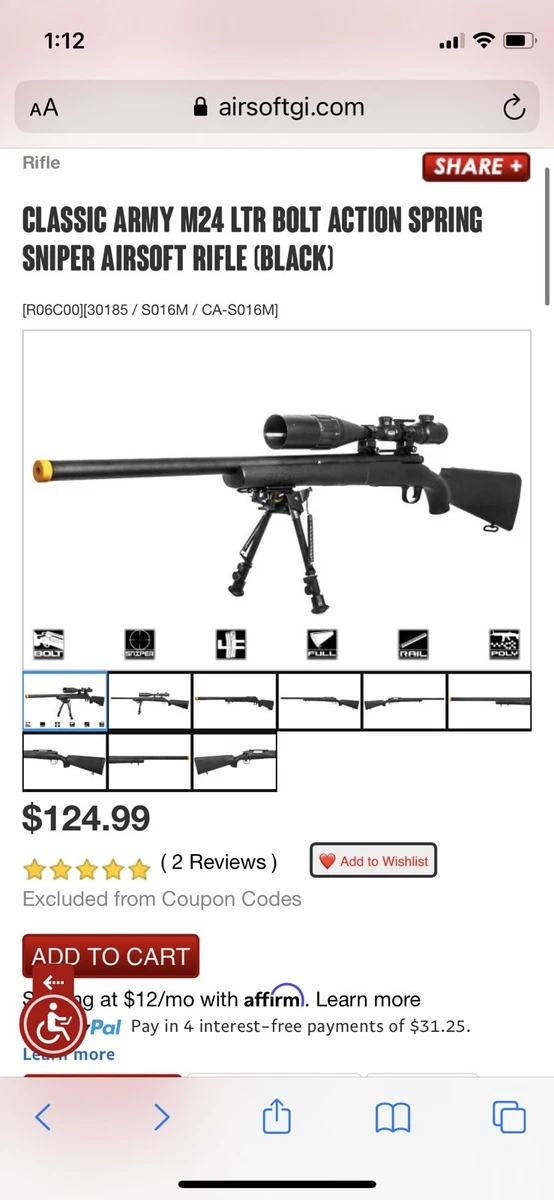 M24 Sniper Rifle Scope
