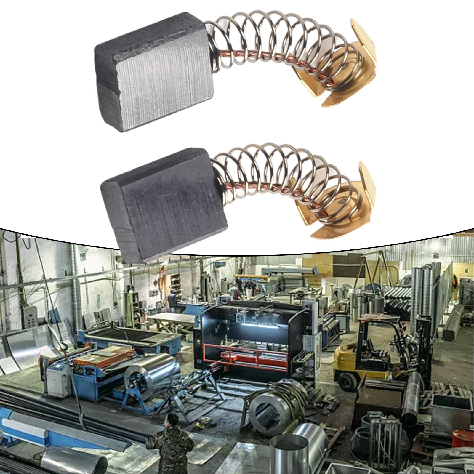 2pcs Carbon-Brushes For CB154 181047-4 181048-2 194986-9 643152-0 643153-8 | eBay