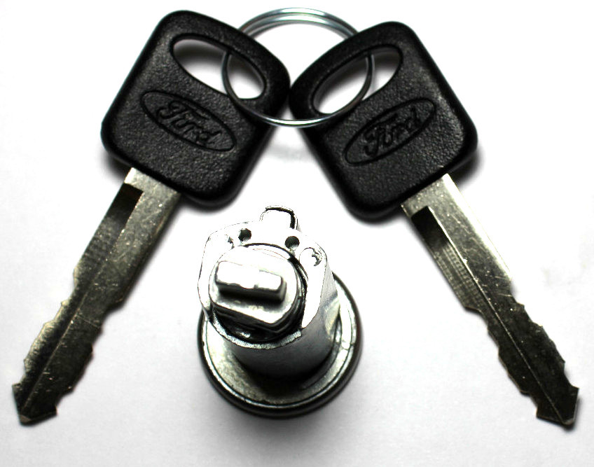 NEW Ford Ignition Key Switch Lock Cylinder With 2 OEM Rubber Head Ford ...