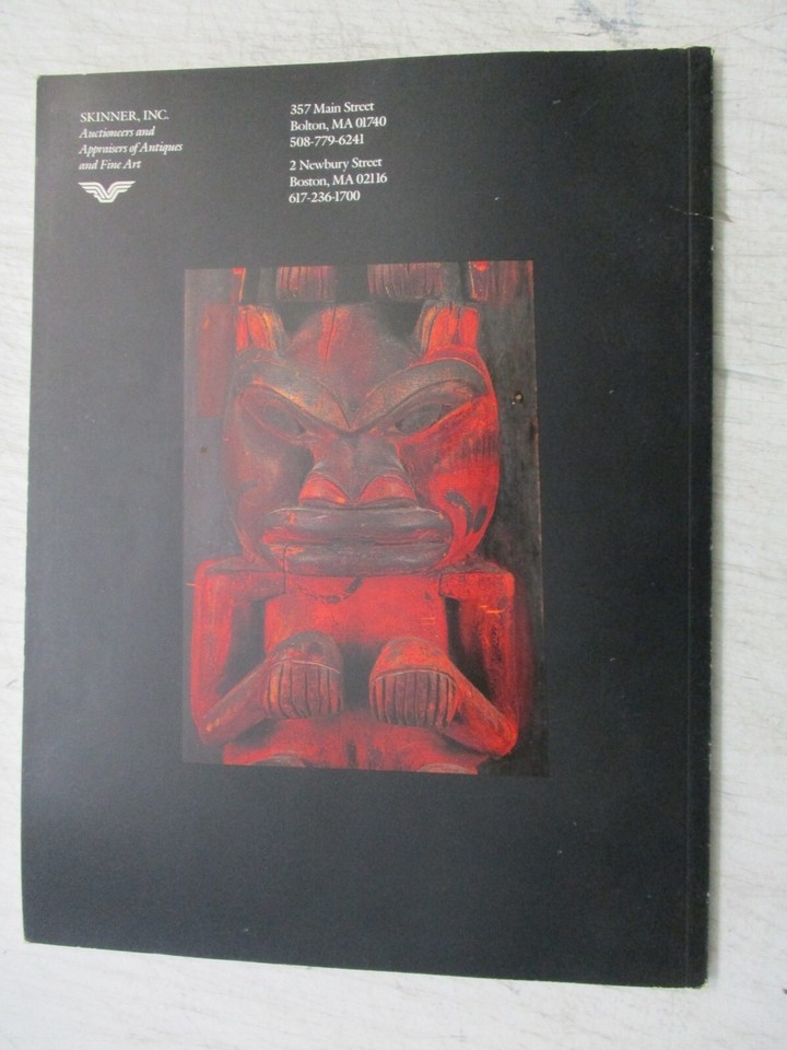 SKINNER AUCTION CATALOG SALE 1290 AMERICAN INDIAN ART & ETHNOGRAPHICA ...