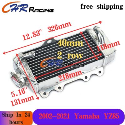 Aluminum Radiator For 2002-2021 Yamaha YZ85 YZ 85 03 04 05 06 07 08 09 ...
