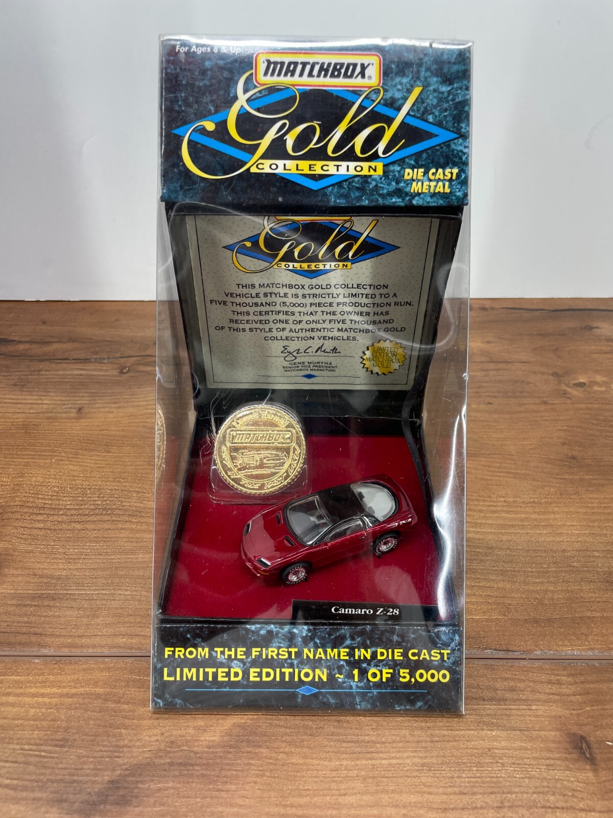 Matchbox Gold Collection Camaro Z-28 Red Limited Edition 1/5000 New In ...