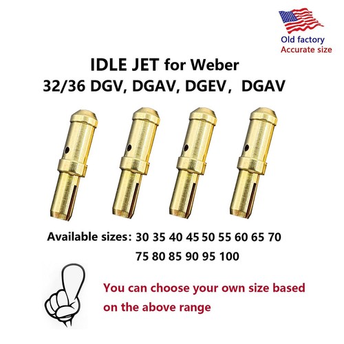 Weber 32/36 DGV DGAV DGEV 38/38 Carburetor Idle Jet 74403 for Weber ...