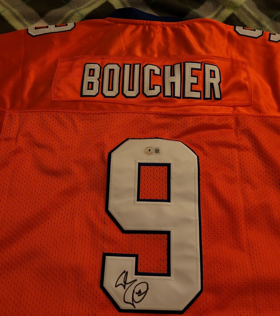 Adam Sandler signed Bobby Boucher football jersey Beckett COA #BJ040617 ...