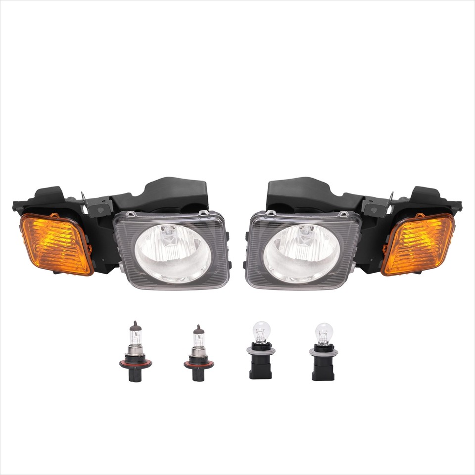 KUAFU 2006-2010 Hummer H3 H3T Headlights Headlamps Set Left & Right ...