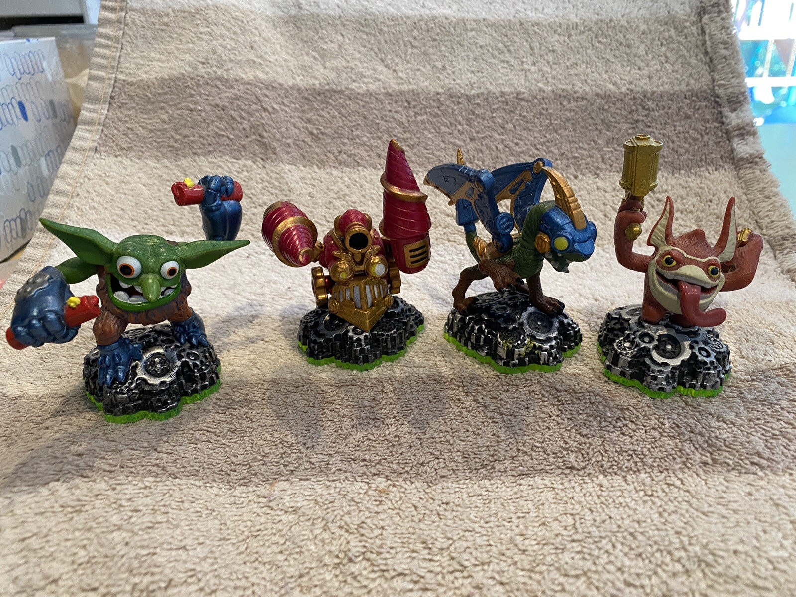 Lot of 4 Skylanders Spyro's Adventure Boomer Drill Sergeant Drobot ...