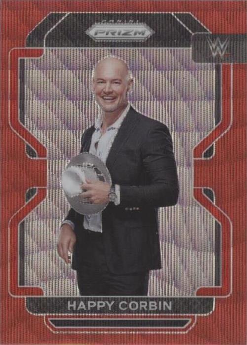 2022 Panini Prizm WWE - Happy Corbin #148 Ruby Wave Prizm (RC) for sale ...