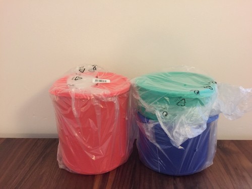 Tupperware: *LIMITED* Cubix Round (Red/Blue/Green) Brand New/In ...