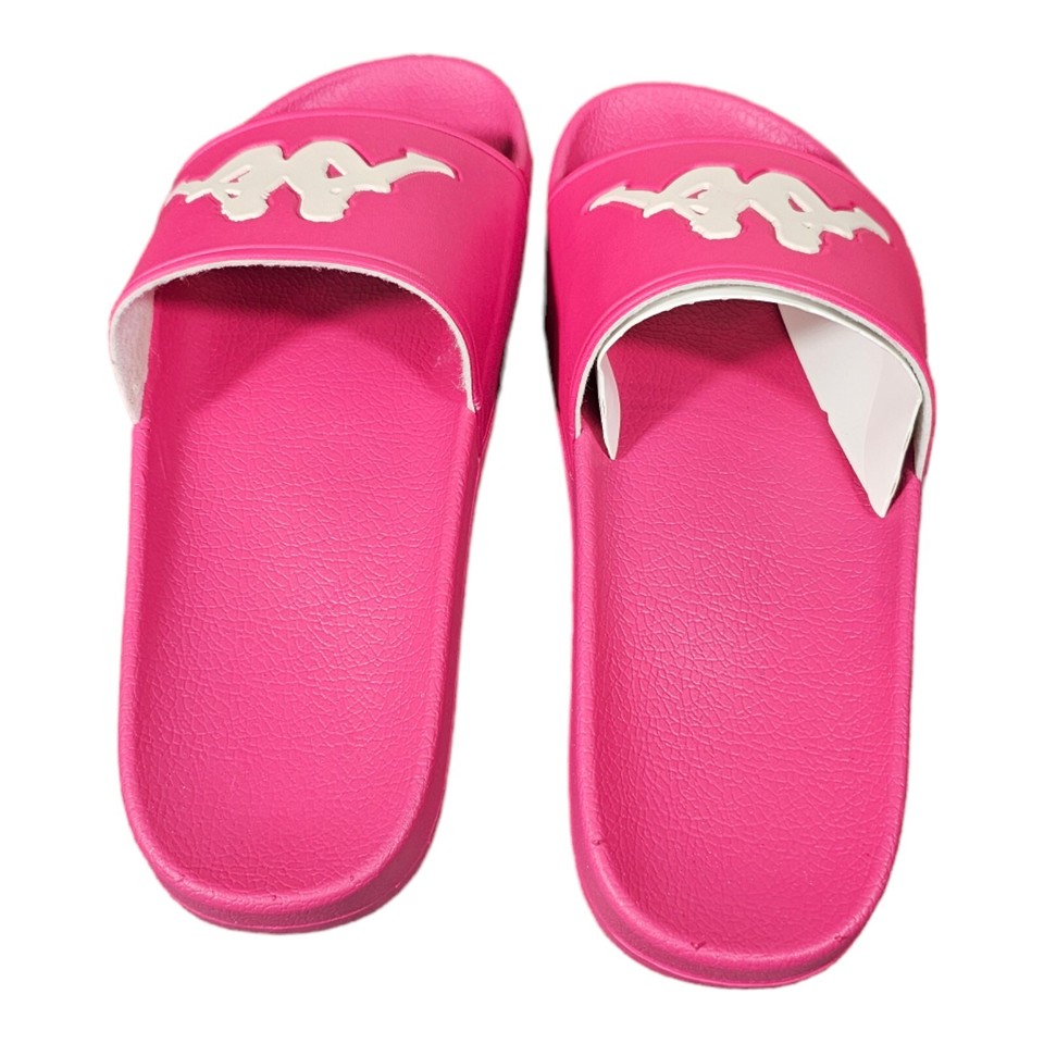 Kappa Authentic Adam 2 slides Unisex kids SZ 4 Fuchsia Pink Beach ...