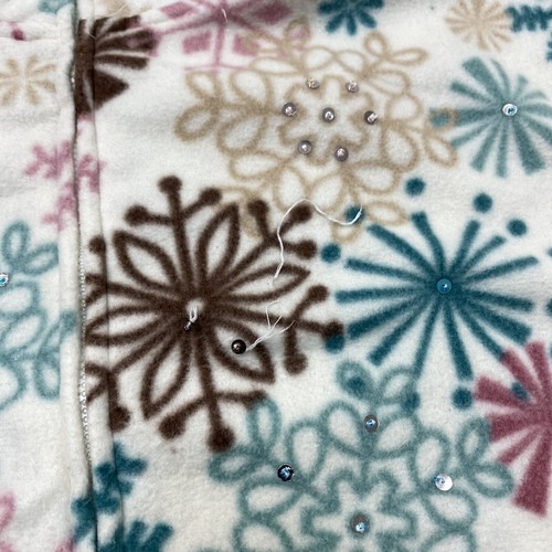 Alfred Dunner Multicoloured Fleece Jacket Crazy Abstract Polar Womens ...