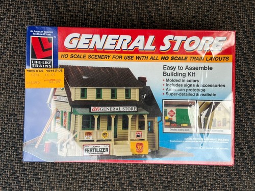 Life Like Trains General Store HO Scale Scenery Building Model Kit No ...
