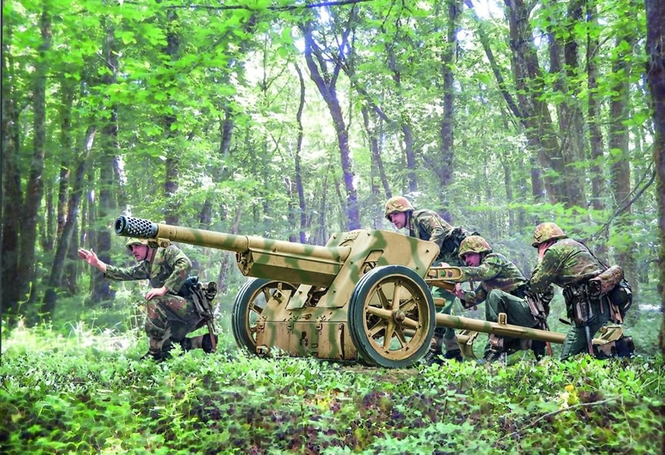 Italeri 96460 Pak 97/38 AT Gun with Crew, 1:35 Scale, Plastic Model Kit ...