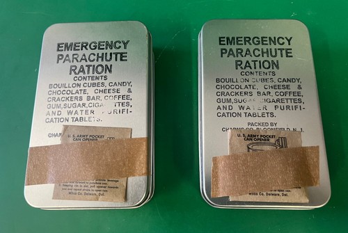 ARMY AIR FORCES C-1 SURVIVAL VEST PARACHUTE RATIONS – REPRODUCTION SET ...