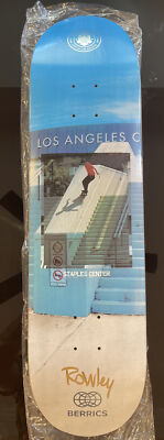 Geoff Rowley AUTOGRAPHED Skateboard Deck Staples Berrics Signed Skate ...