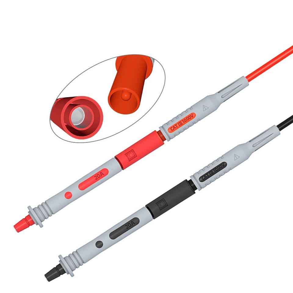 Automotive Test Leads Kit Puncture Probes+Soft Carry Case for FLUKE ...