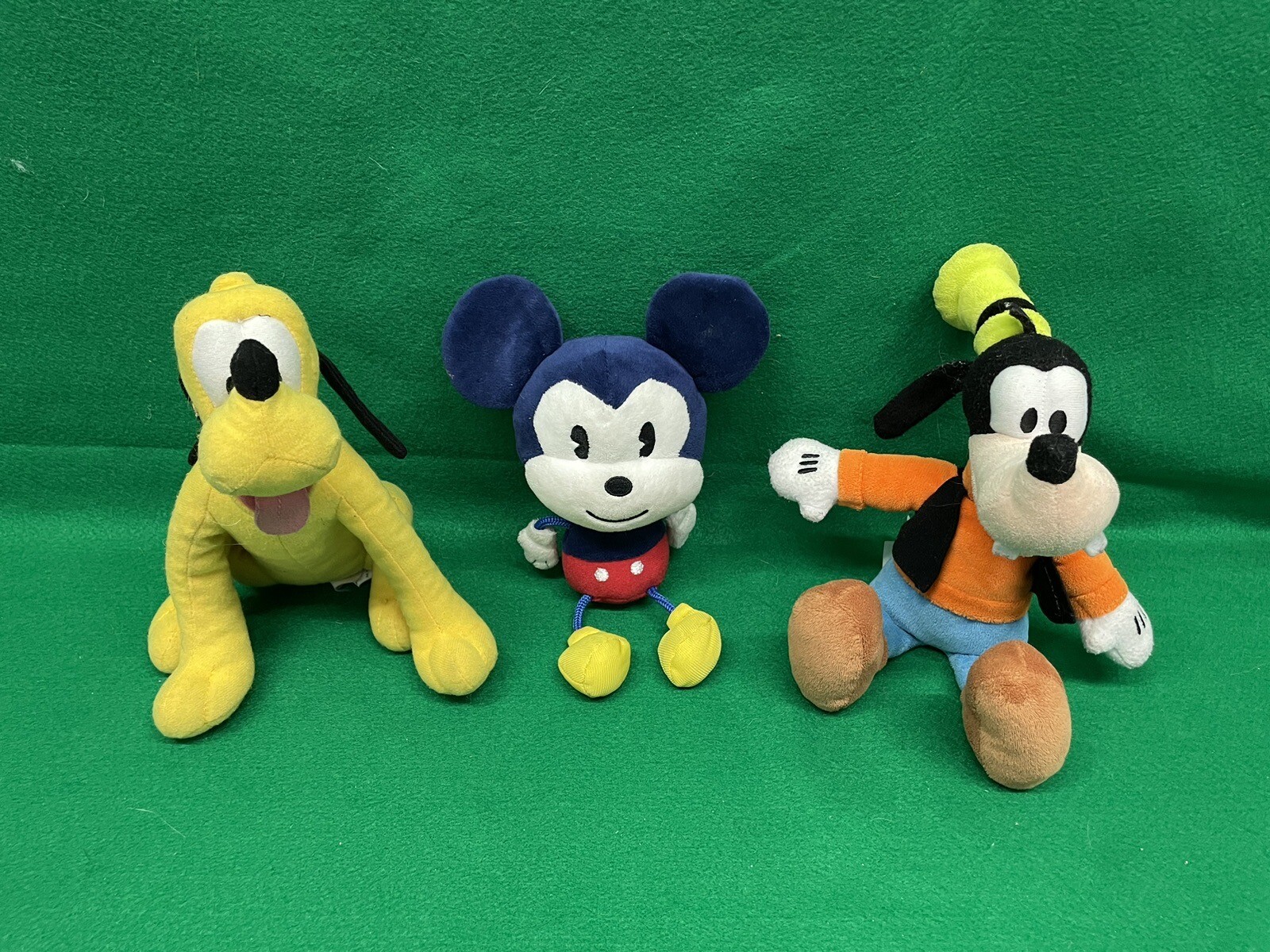 Disney Mickey/Goofy/Pluto Plush Lot | eBay