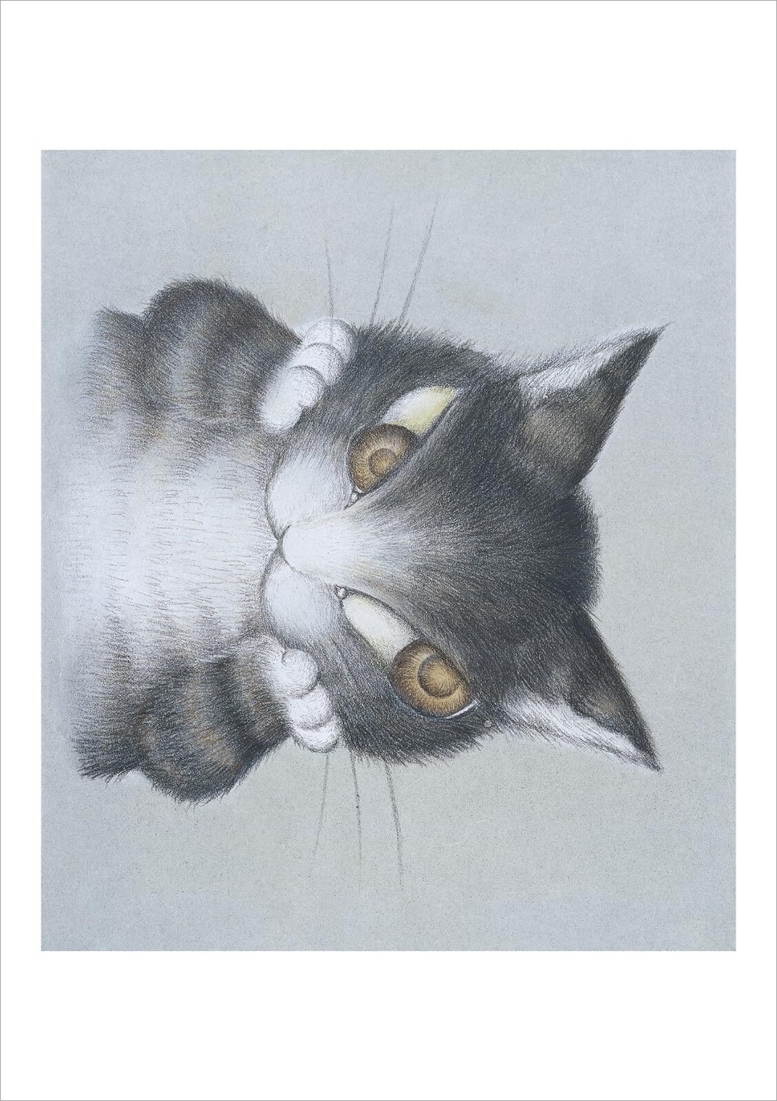 Dayan the Cat Postcard Book Akiko Ikeda Illustration Art Collection ...