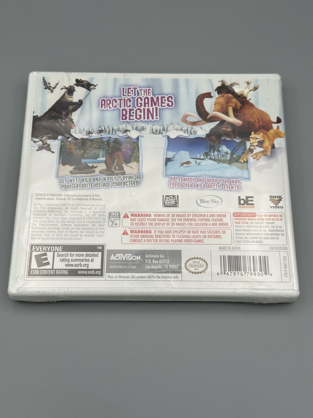 NEW Ice Age Continental Drift - Arctic Games (Nintendo 3DS, 2012 ...
