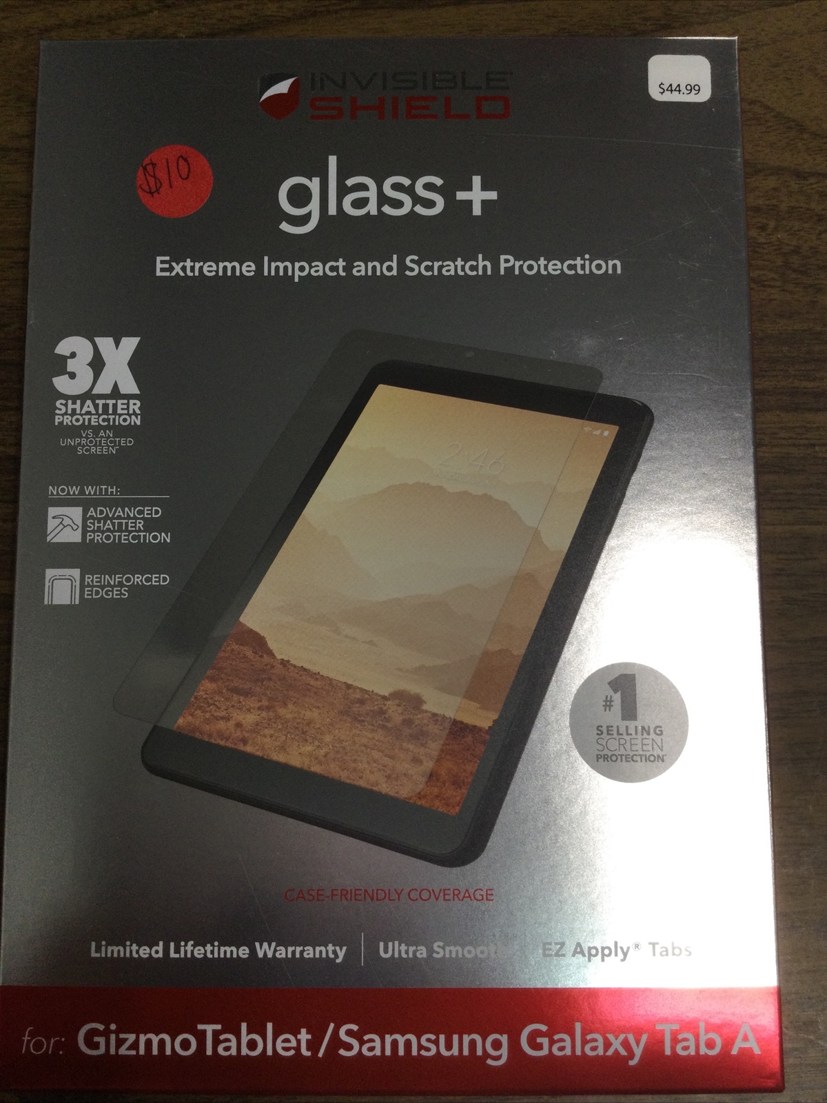 Zagg Invisible Shield glass+ for Gizmo Tablet / Samsung Galaxy Tab A | eBay