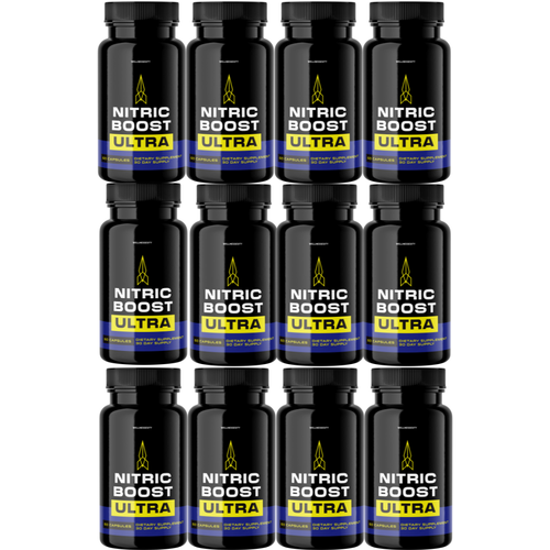 Nitric Boost Ultra - Enhance Performance and Daily Energy - 12 Bottles ...