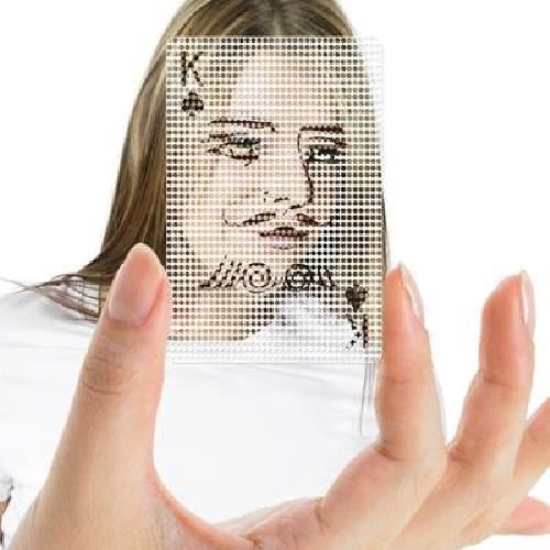 Poker Face Deck of Cards Transparent Pokerface See-Through By Molla ...