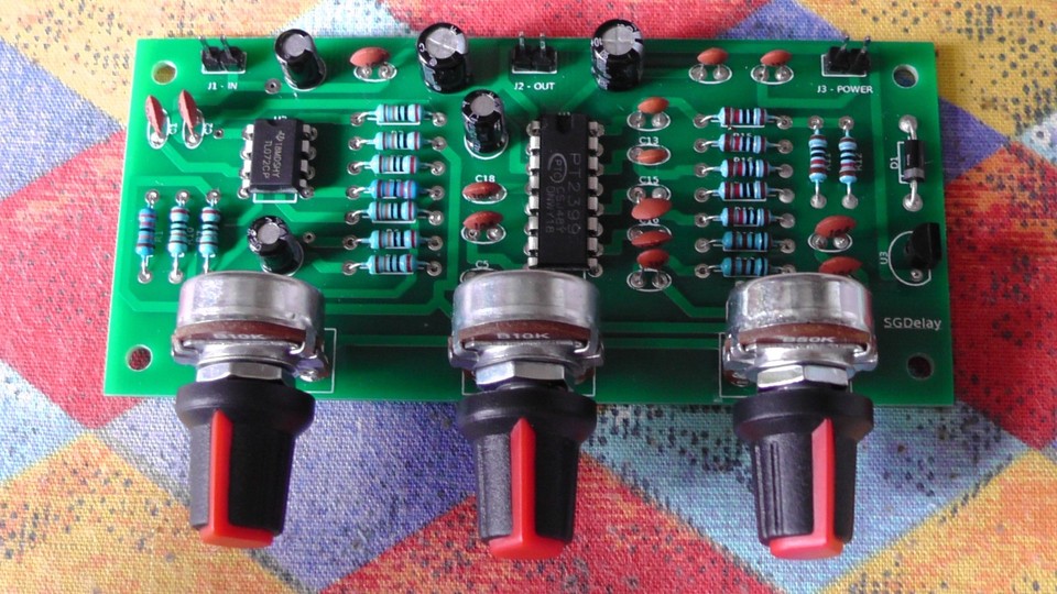 DIY KIT FOR GUITAR DIGITAL AUDIO ECHO DELAY PT2399 MIX FEEDBACK DELAY | eBay