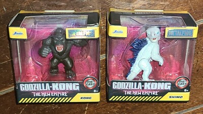 Lot of 2 Godzilla x Kong New Empire (2024) Metalfigs: KONG & SHIMO 2 ...