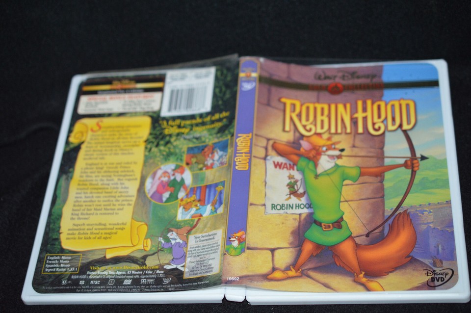 Robin Hood (DVD 1973, 2000 Gold Collection Edition) Walt Disney Classic ...