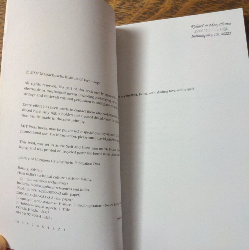 Ham Radio's Technical Culture Kristen Haring 2007 MIT press | eBay