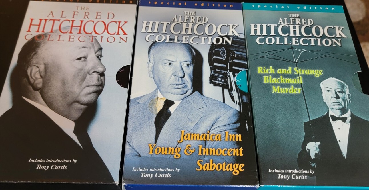 The Alfred Hitchcock Collections 9 Different Vhs Movies Vintage ...
