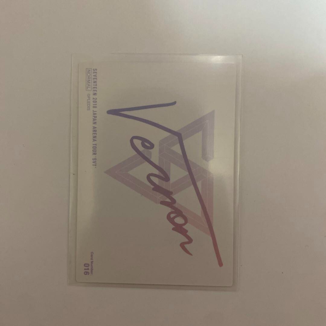 Seventeen Vernon 2018 JAPAN ARENA TOUR SVT Limited autographed signed ...