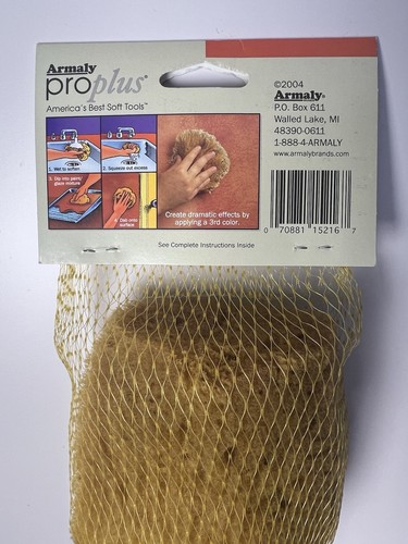 Lot Of 2 Armaly Pro Plus 5” Medium Texture Natural Painting Sponge | eBay
