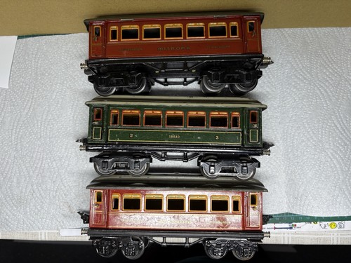 3x Märklin Spur0 1888 Pw GR,1886 Sp rt, 1886 Sch/rt , 21,5 cm Serie | eBay