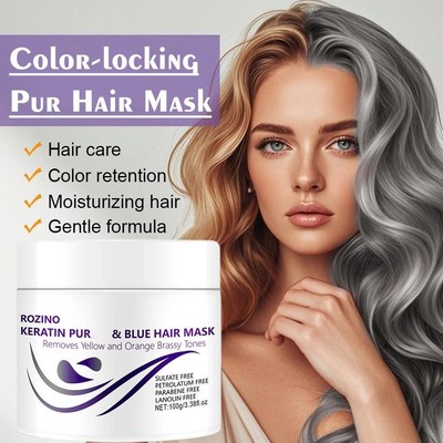 Purple Hair Mask,Deep Conditioning Keratin Hair Mask,Add Shine,Cool ...