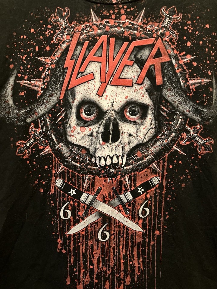 Slayer Band Shirt 666 Tour New York City 9-14 2011 Vintage Men’s L ...