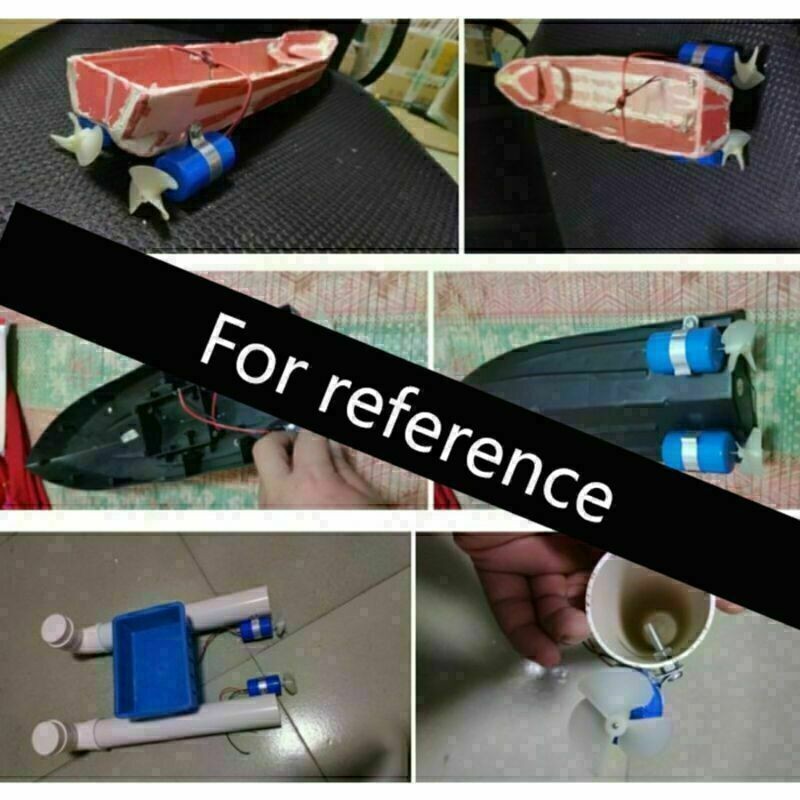 DIY Micro ROV Robot RC Jet Motor Jet Engine 3-12V 3-Blades Underwater ...