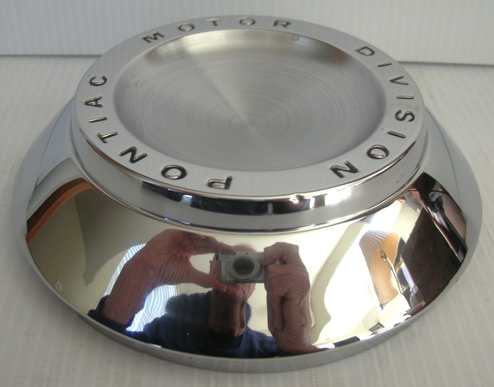 OEM NOS 1963-1964 Pontiac Aluminum Hub Center Cap 8 lug Wheel, Unused ...