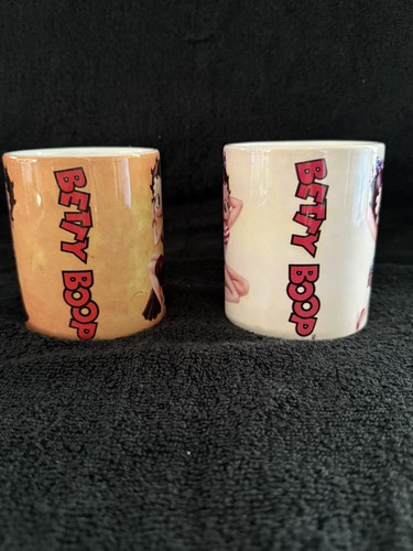 Betty Boop 12 oz Coffee Mugs Two (2) Cups New | eBay